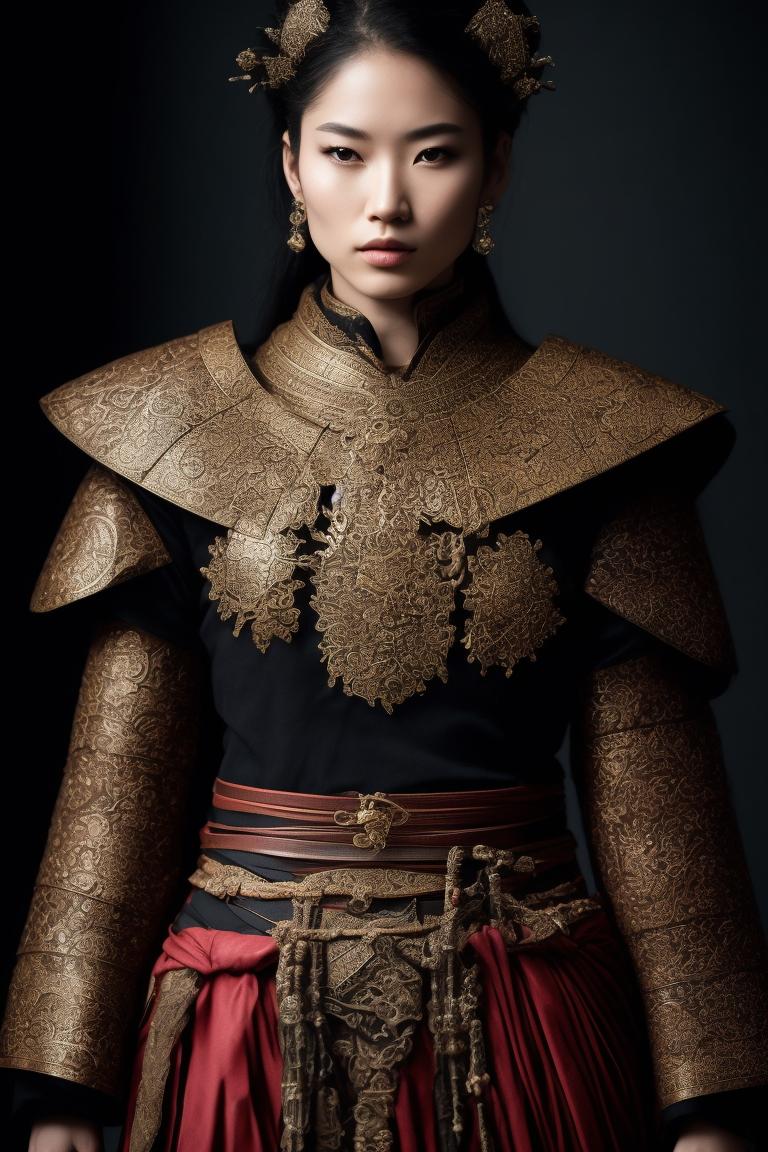 mealy-rabbit196: A breathtakingly stunning female samurai warrior ...