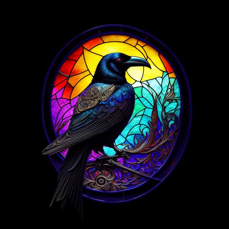 edible-crow416: Medieval France, raven, ring, moon, triadic color ...
