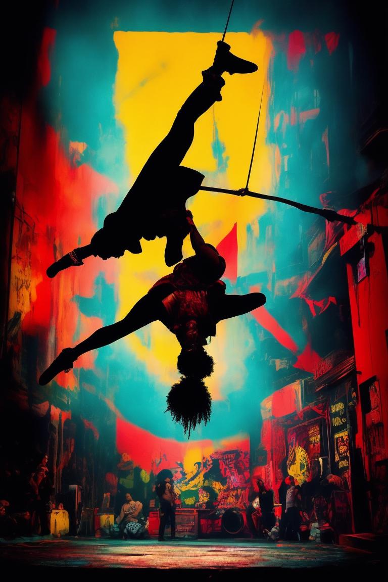 wee-yak112: A circus poster starring a beautiful black trapeze artist ...