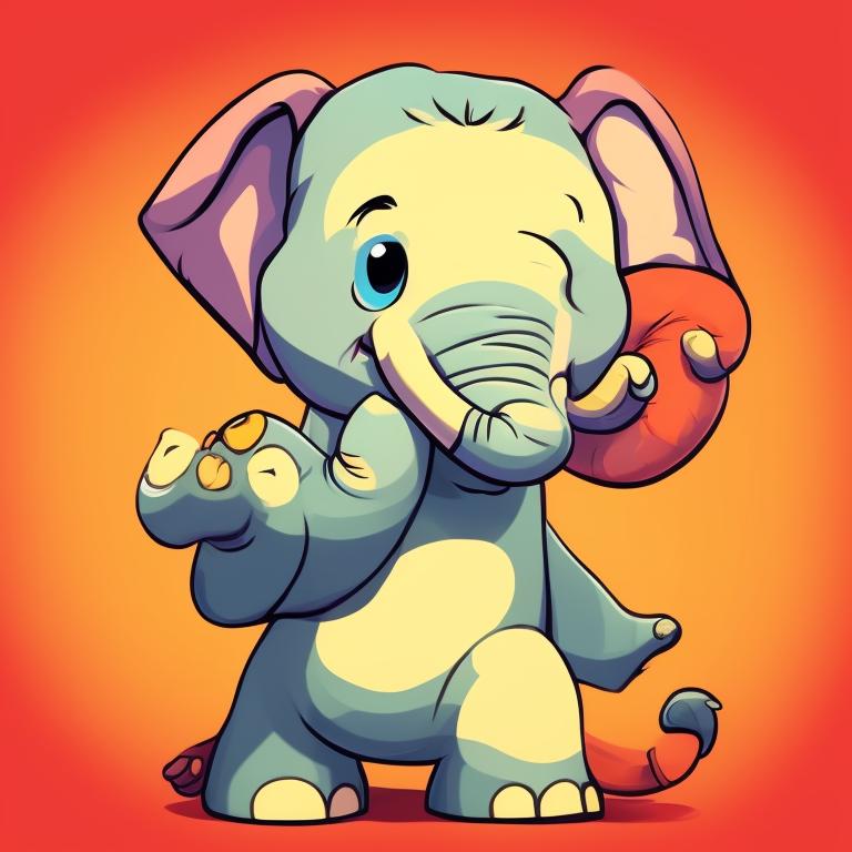 impish-stork980: baby elephant with gigantic ears