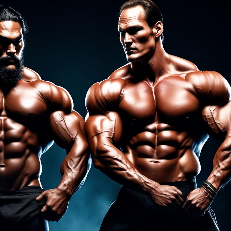 mealy-eel700: Jason Momoa and Patrick Wilson depicted as bodybuilders ...