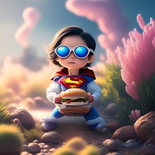 moral-turtle525: Cute small humanoid superman wearing sunglasses ...