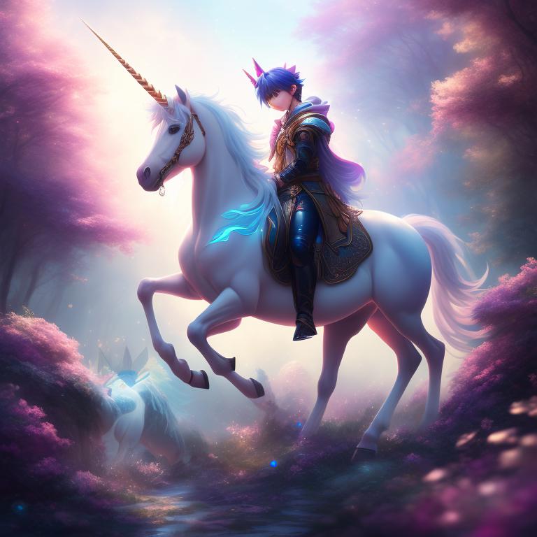 Fantasy Prince On Horse