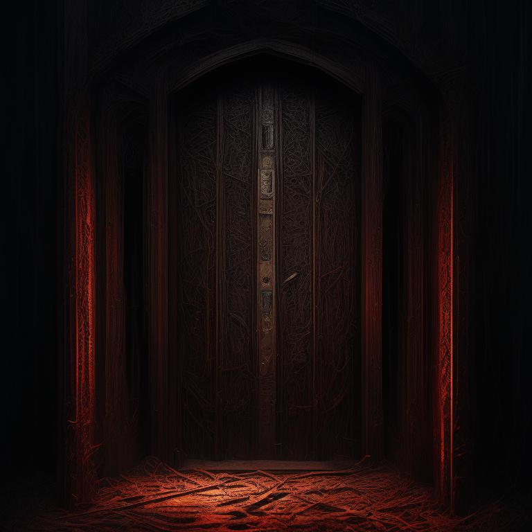 Creepy Door Texture