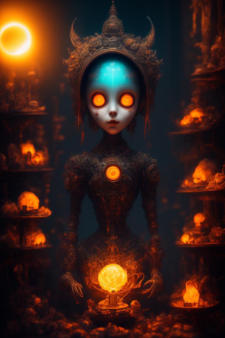 fair-termite587: Organic android praying on a lotus flower surrounded ...