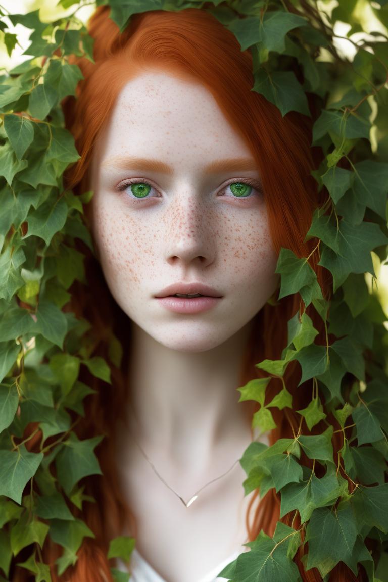 Red Hair Green Eyes Rare