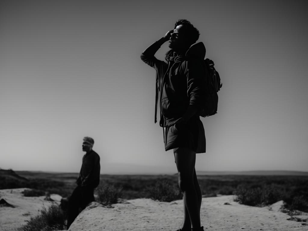 mikeelf: black and white desert white man