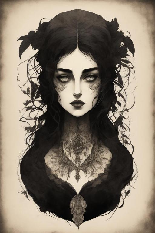 LeFey: In this mesmerizing full body portrait we behold a captivating ...