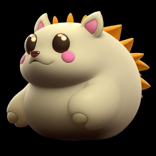 ChaosCode: A cute 2D animal character with round eyes and short arms ...