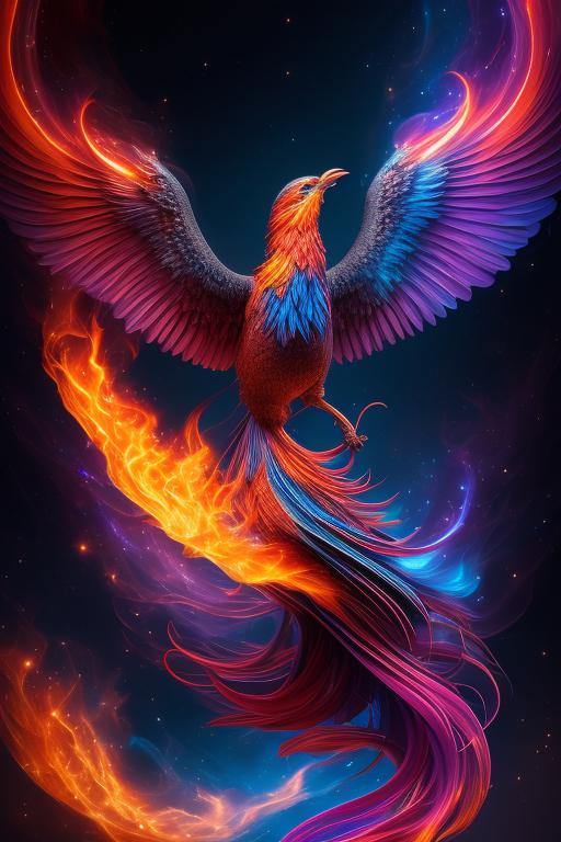 nutty-turtle821: phoenix bird rising in flaming glory, full body ...