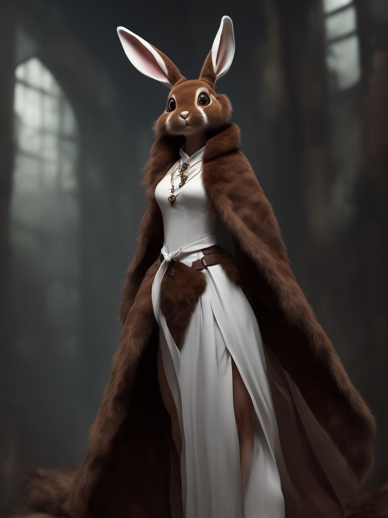 TonyStorm: A single female humanoid bunny (with brown fur instead of ...
