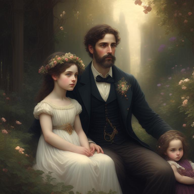 Princess_Bee_4: Young Handsome Victorian father age 45 with his ...