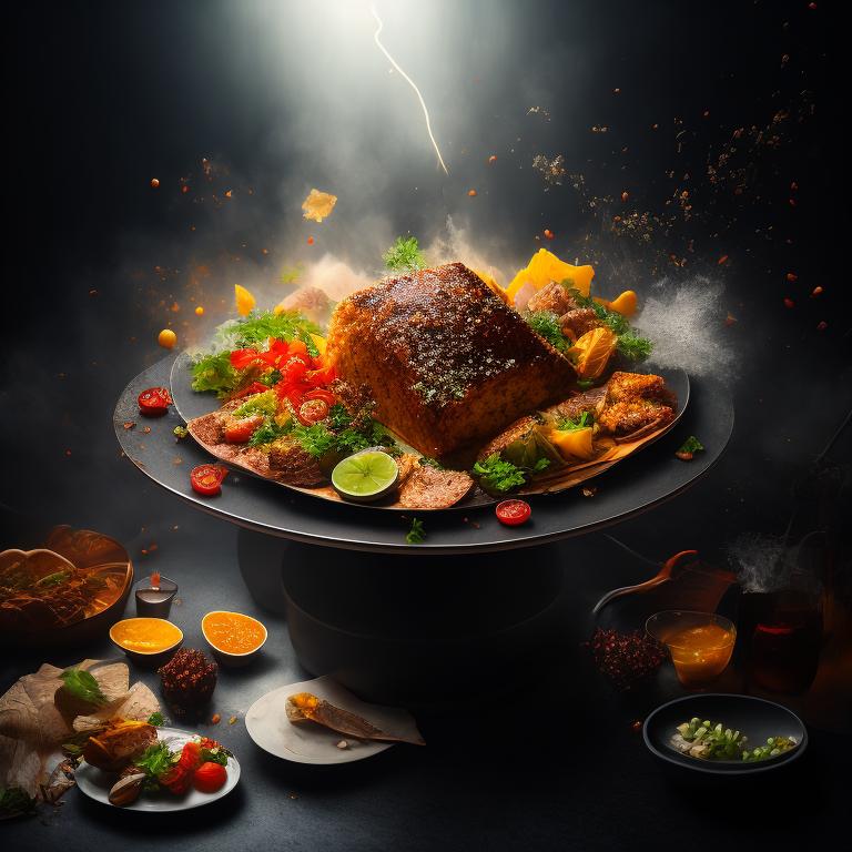 chano-jadi: Parsad food on table