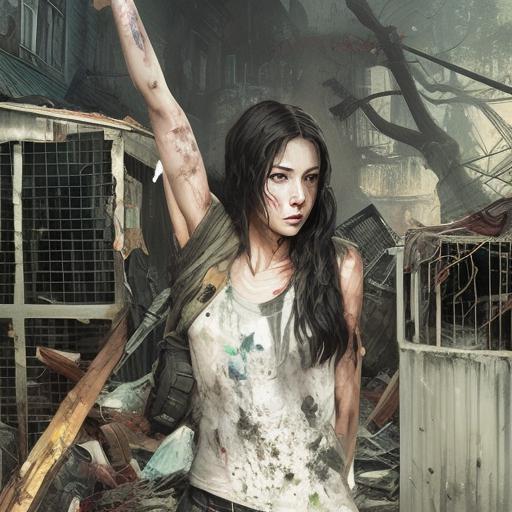 wavy-opossum18: Young lady stand in Raccoon city