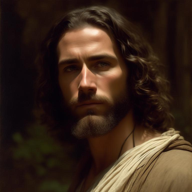 klutzy-deer626: real jesus facing camera, realistic, 16k