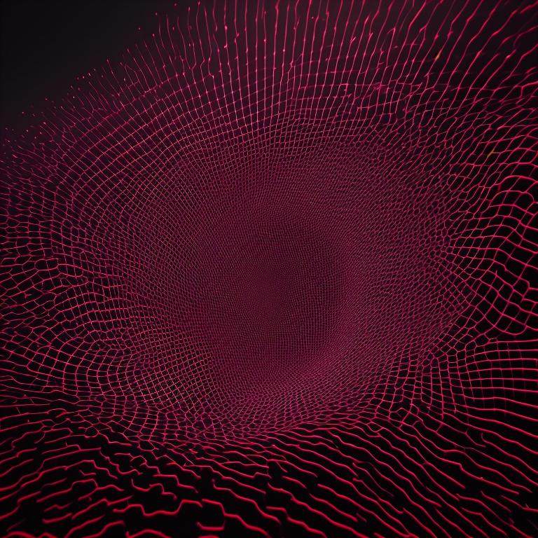 crooked-snail18: A close-up of a mysterious red object against a deep ...