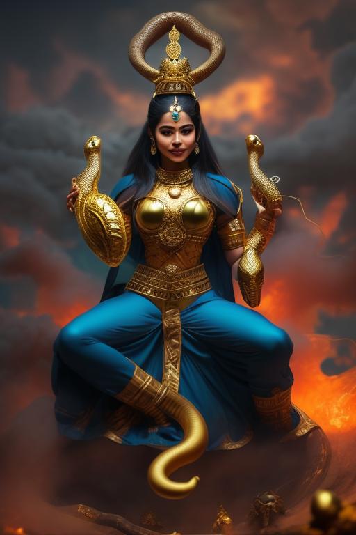 loyal-bee916: GODDESS NAGESWARY AMMAN God of Snakes, smiling indian ...