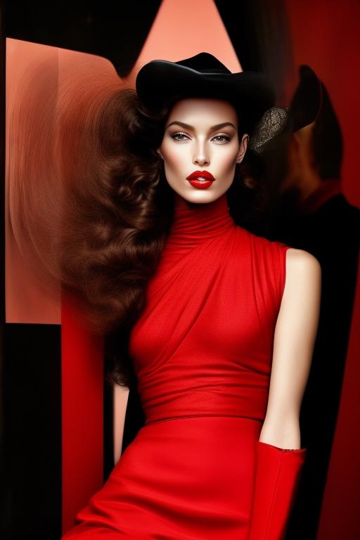 Kravcinema: All Red Painterly Style Abstract Digital Painting Honoring ...