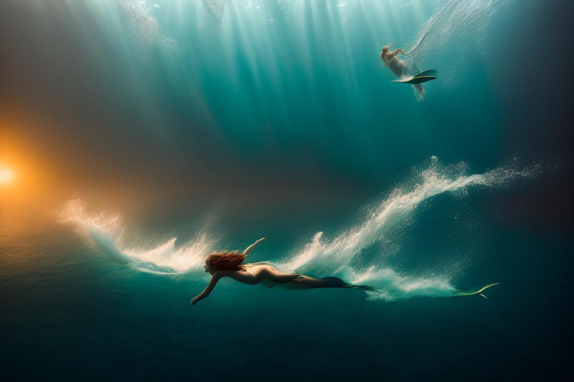 hasty-oyster727: mermaids at the bottom of the ocean