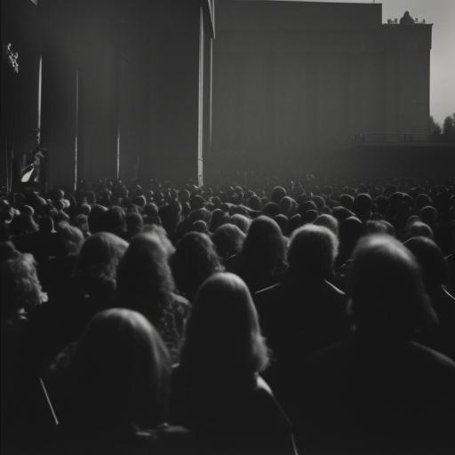 AmigoJC: black and white photo of a crowd of people from various ...