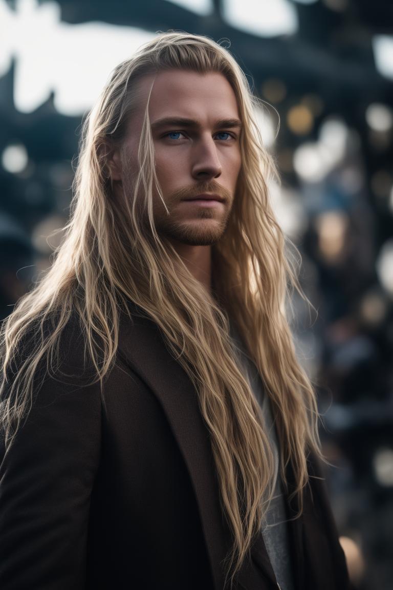 aryapratm: Thor, Marvel, Clean shave, Long hair blonde, Thor suit, With ...
