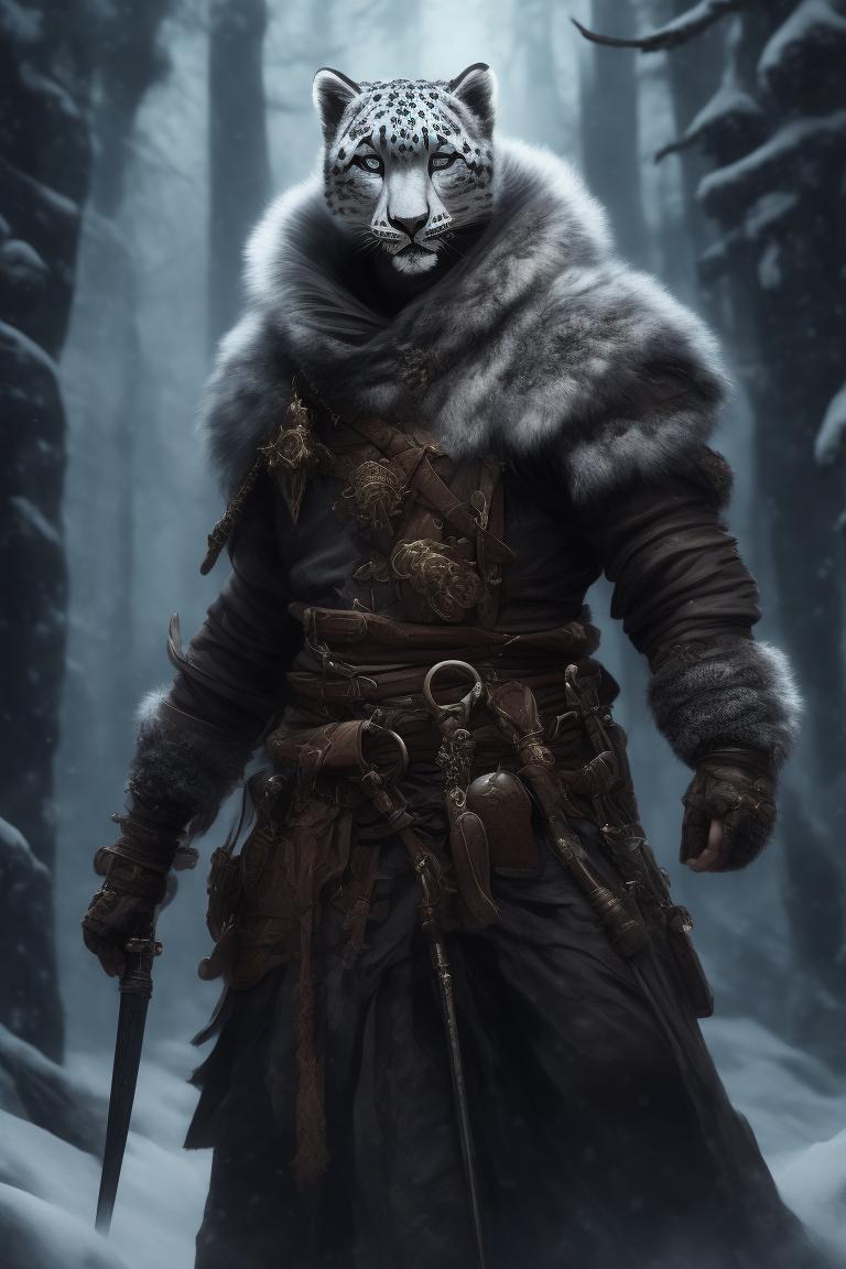 Snow Leopard Warrior