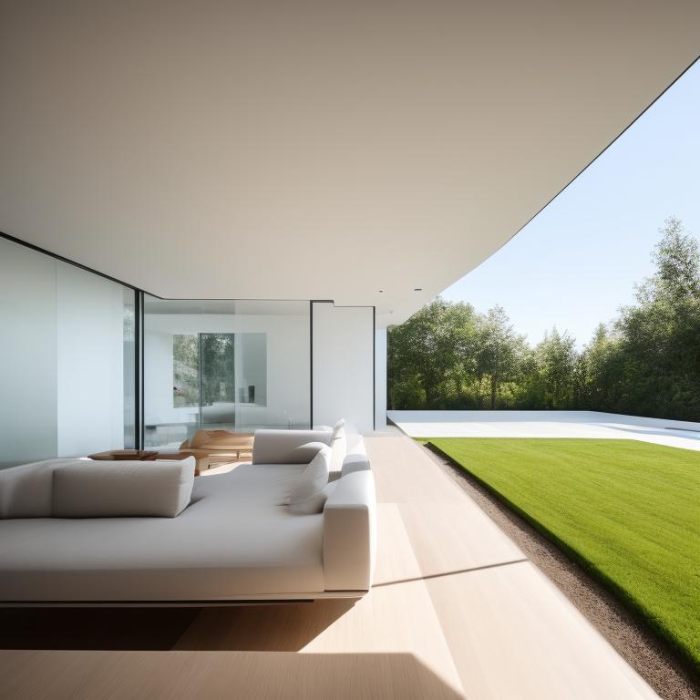 arthurjustin: A minimalist interior design with neutral tones, wide ...
