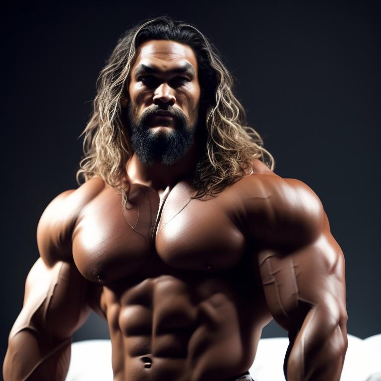 mealy-eel700: Jason Momoa depicted as huge bodybuilder,Thor-like ...