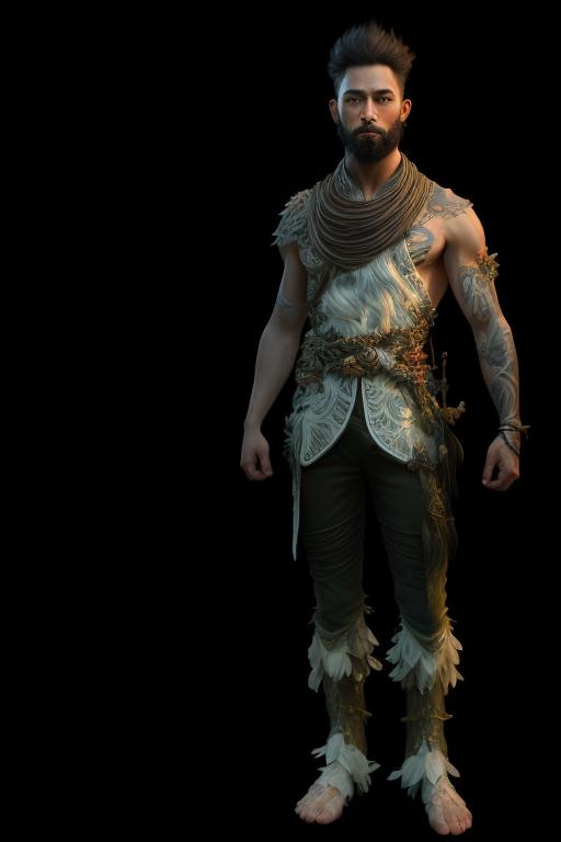 greedy-shrew44: Male human druid