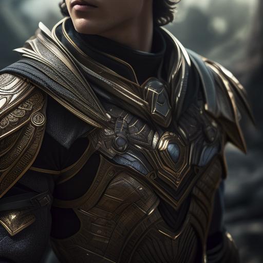 ProdigalMonk: Human male ranger with scale armor