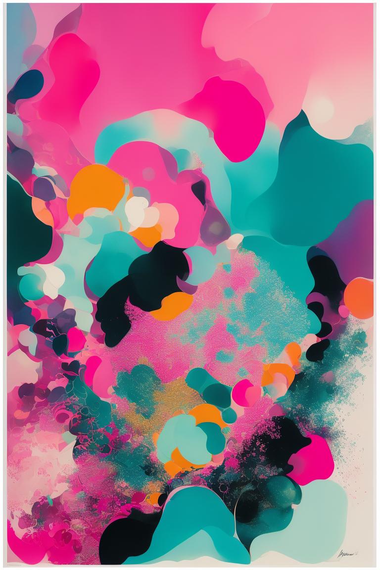 heathercooper: Gorgeous woman Futuristic Art Deco nouveaux, pink, teal ...