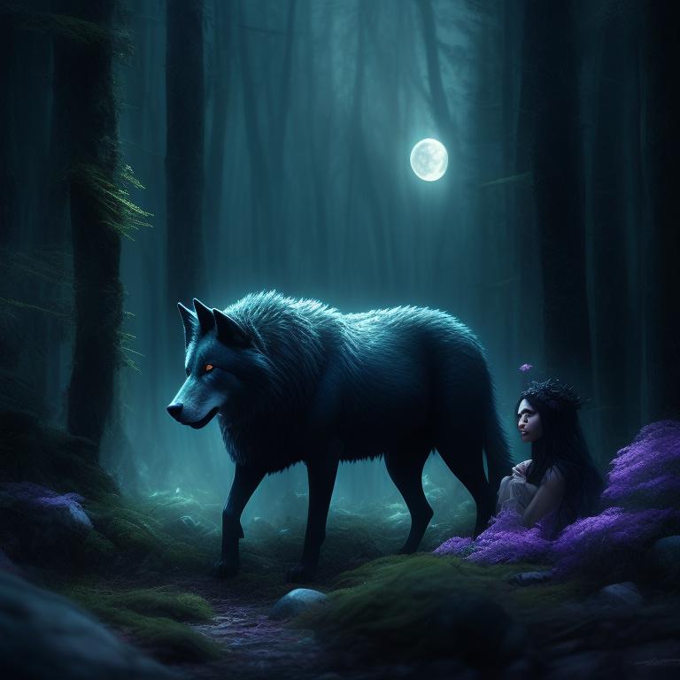 Wolf Protecting Wolf