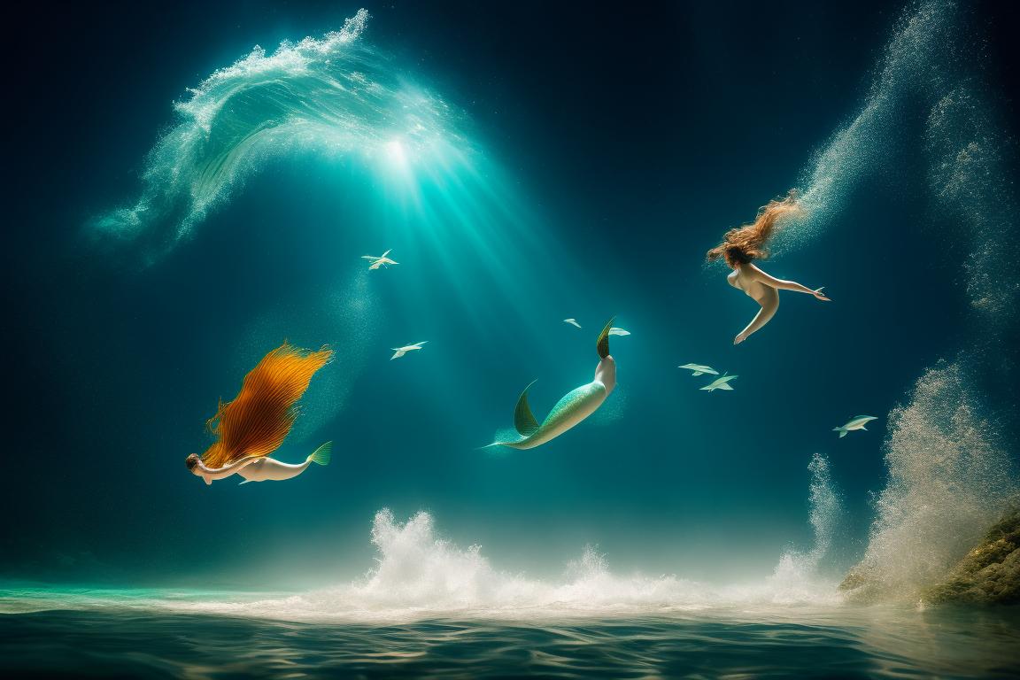 hasty-oyster727: mermaids at the bottom of the ocean