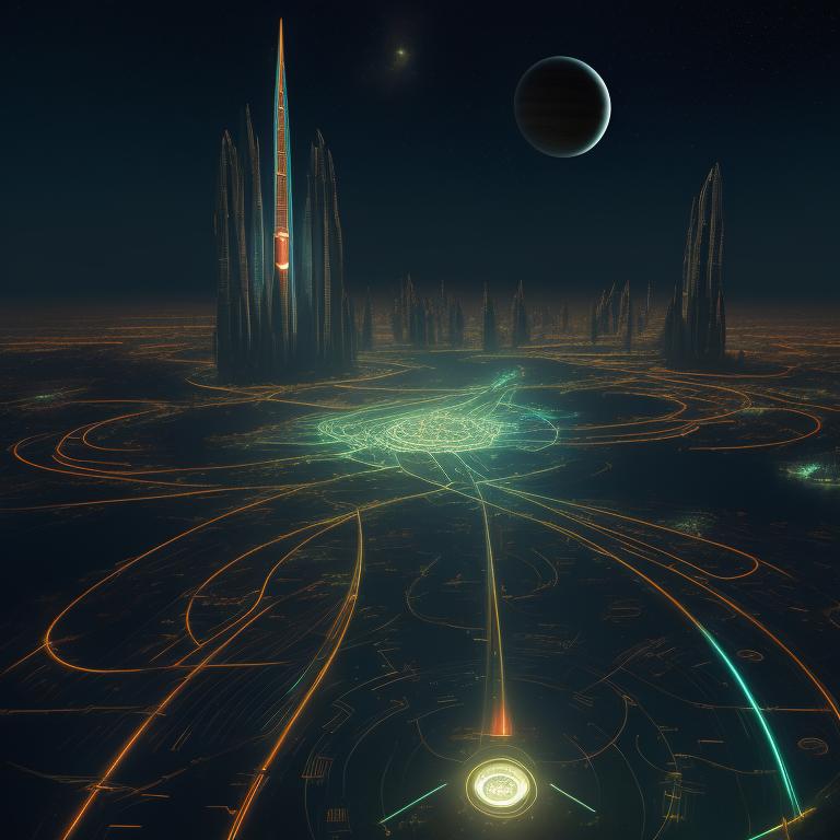 royalnashef: Generate a scene of a space colony on a distant exoplanet ...