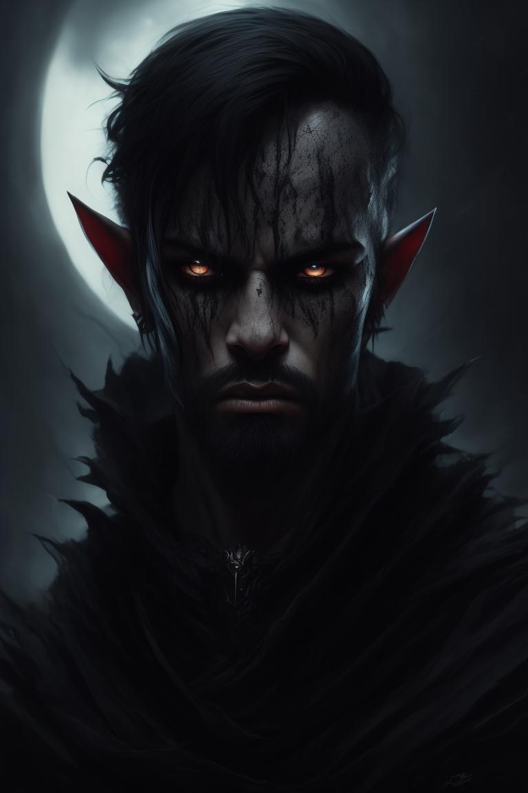 Dark Elf Face