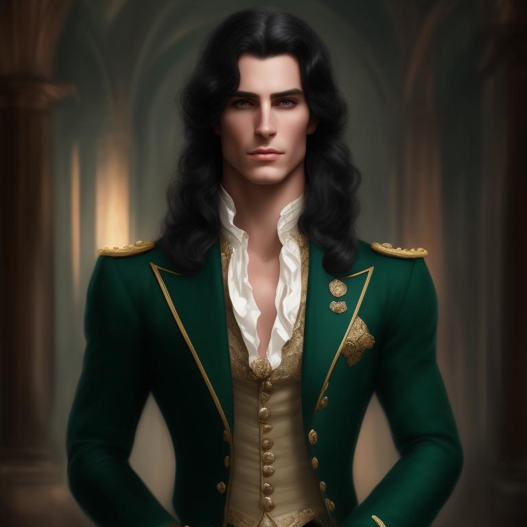 Desna: grown refined man, handsome and elegant, he has a muscular body ...