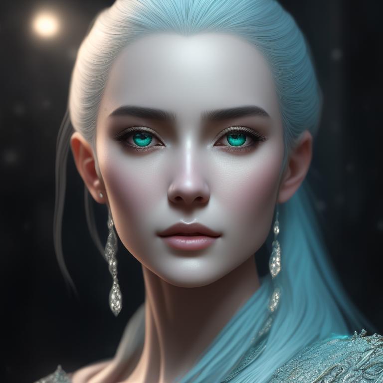 sad-fish846: dnd character portrait of a cute, happy female human monk ...