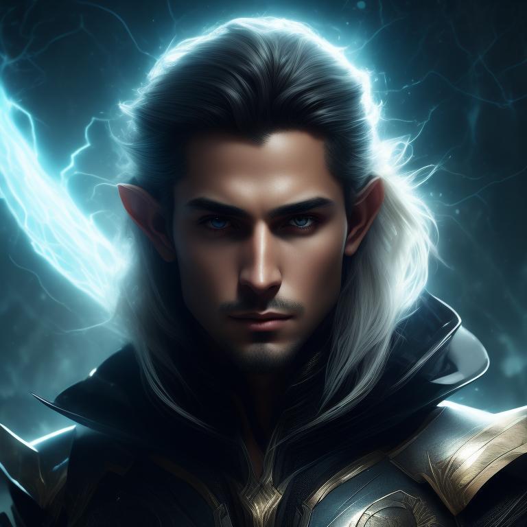 golden-shrew684: Behold the breathtaking sight of a male High Elf with ...