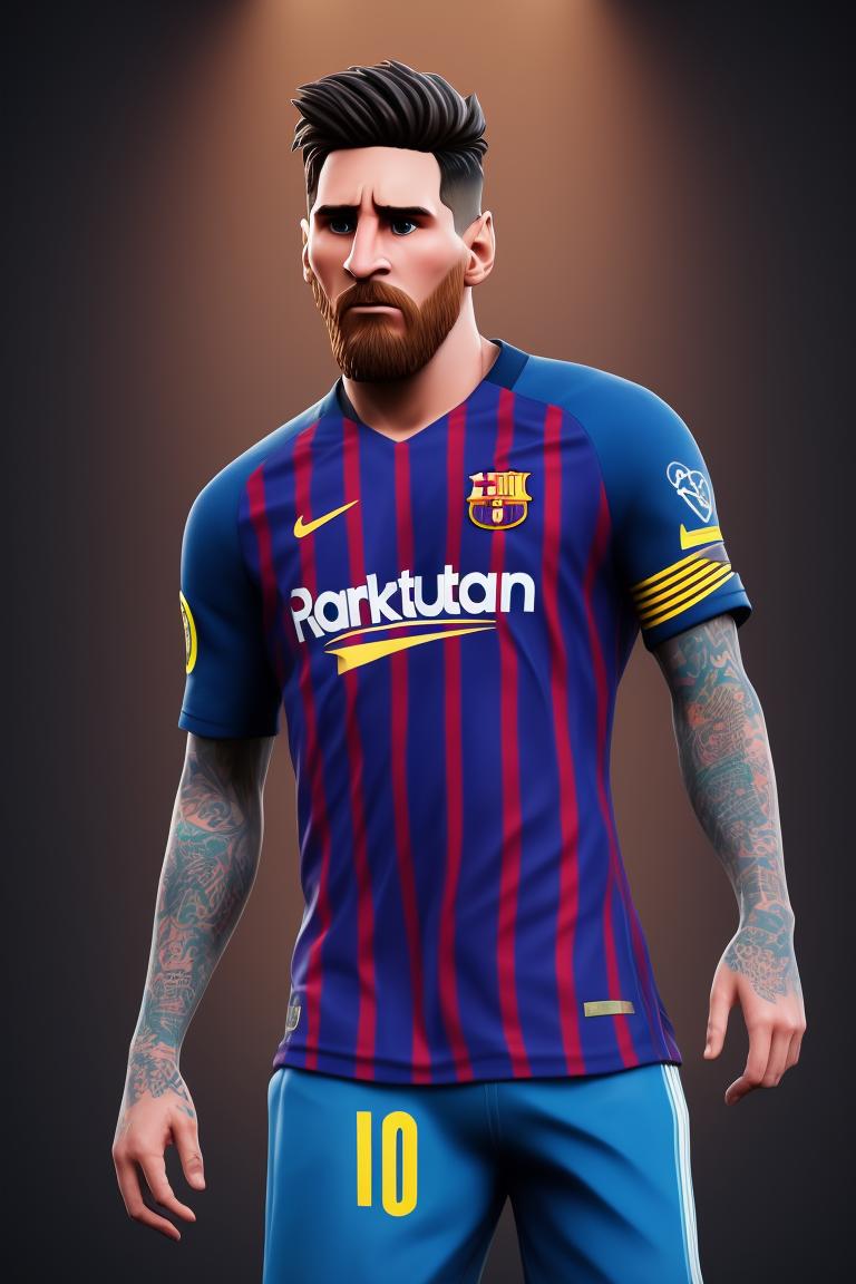 fixed-raven420: icon series: messi, Fortnite skin