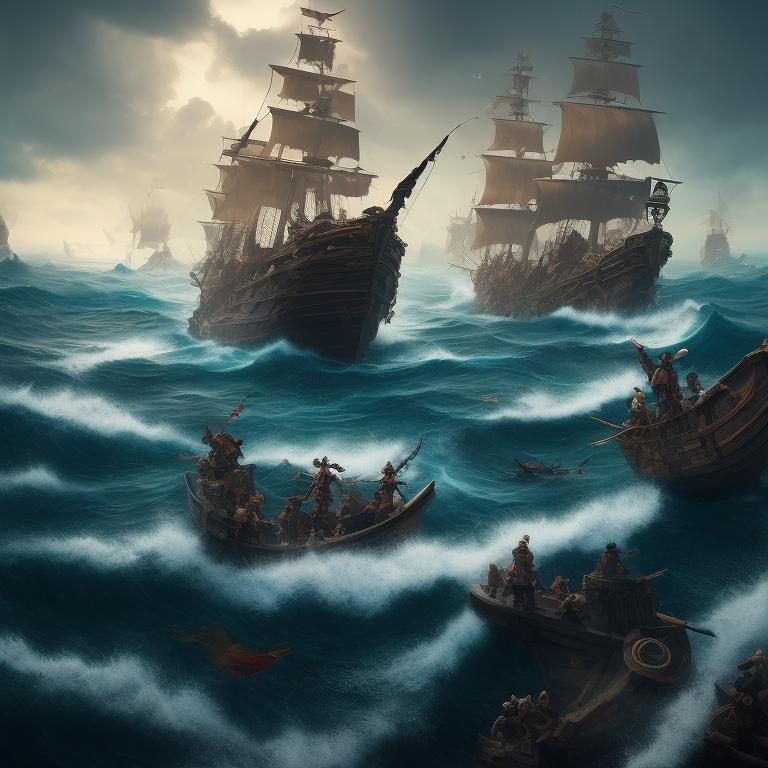 husky-turtle310: sea of thieves pirates men and women close up
