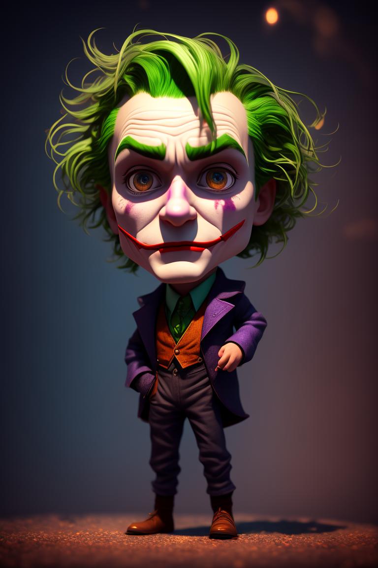 Cute Cartoon Baby Joker