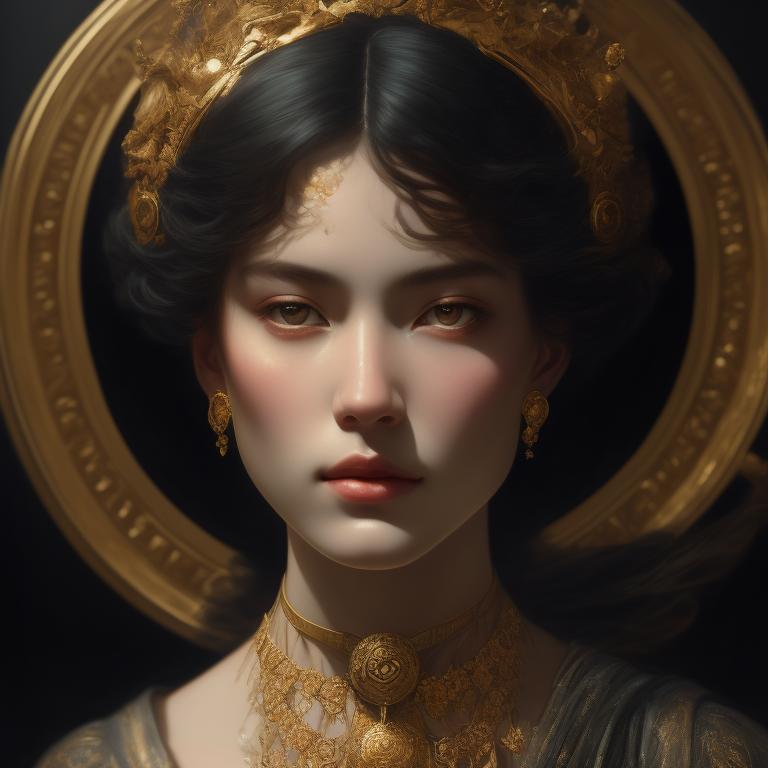 esfinge19: a golden medallion inside of a cristal ball. there is a ...