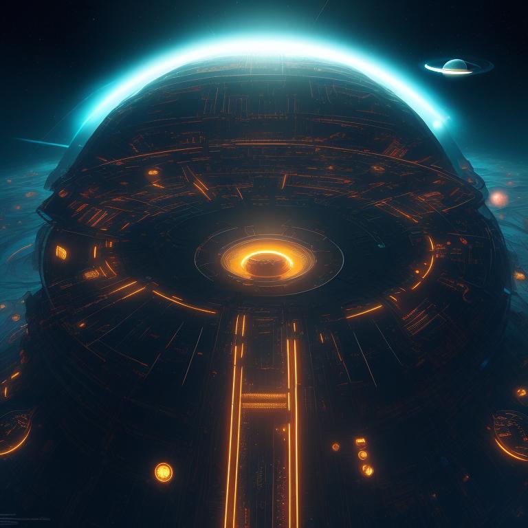 royalnashef: Generate a scene of a space colony on a distant exoplanet ...