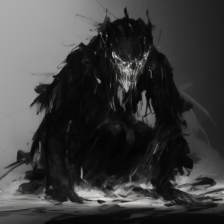 Humanoid Shadow Creature