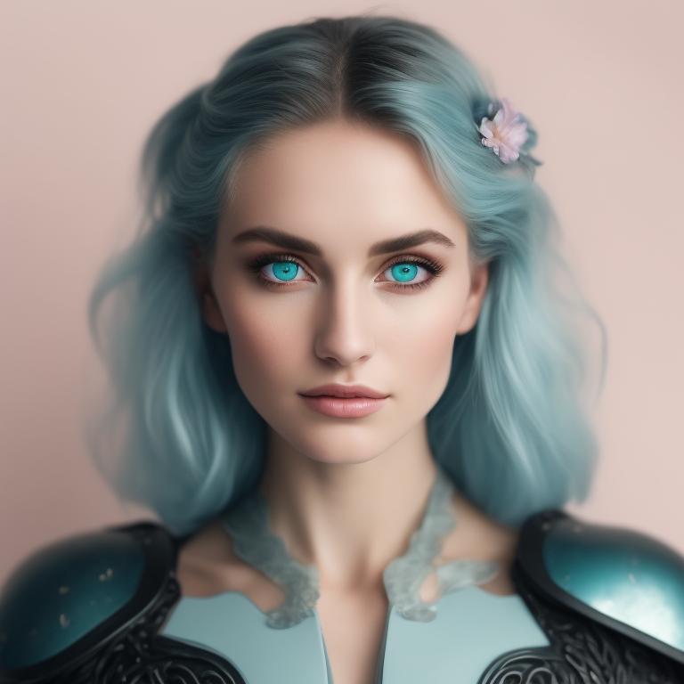 Determined Female Eyes