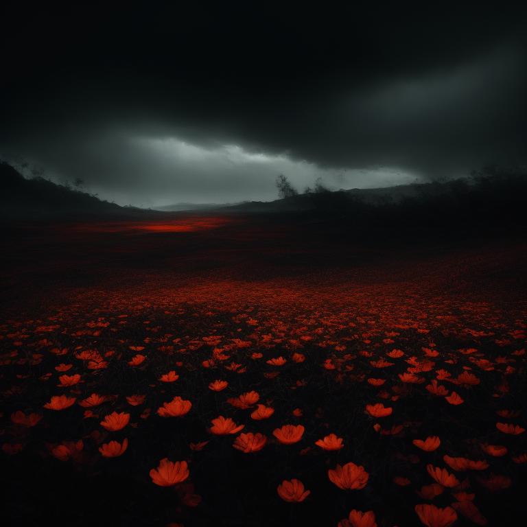 present-ape979: flower on fire