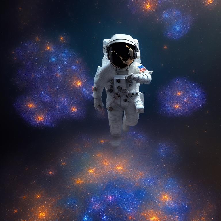 moral-turtle525: ((perfect astronaut)) In the impressionistic style of ...