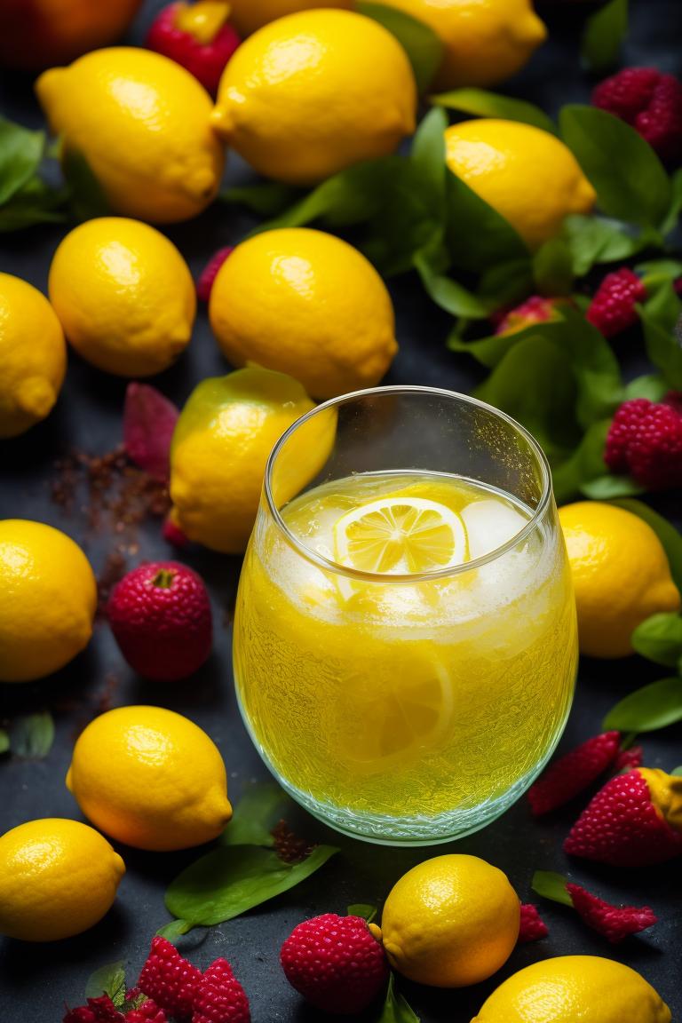 true-dugong730: lemon juice splash in glass