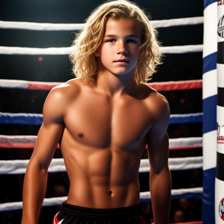 Tedious_Briefs: The 13-year-old teenage boy, shirtless and exuding ...