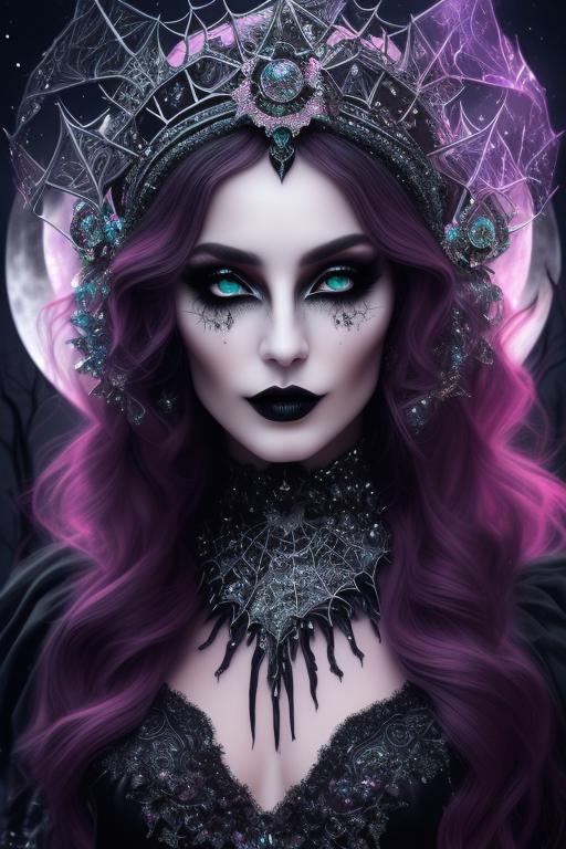 dead-manatee675: beautiful mystic witch, wear crystal crown, gothic ...